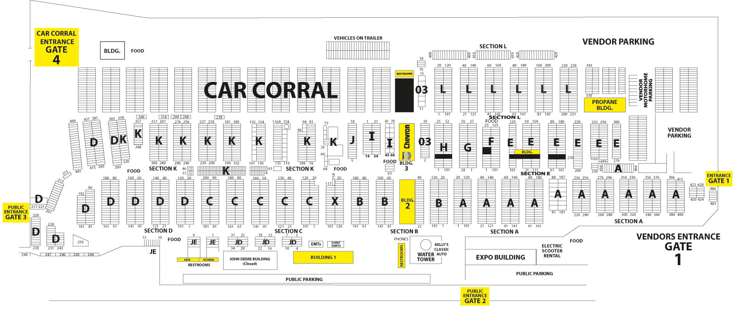 Grounds Layout – Moultrie Automotive Swap Meet Grounds Layout – Moultrie Automotive Swap Meet
